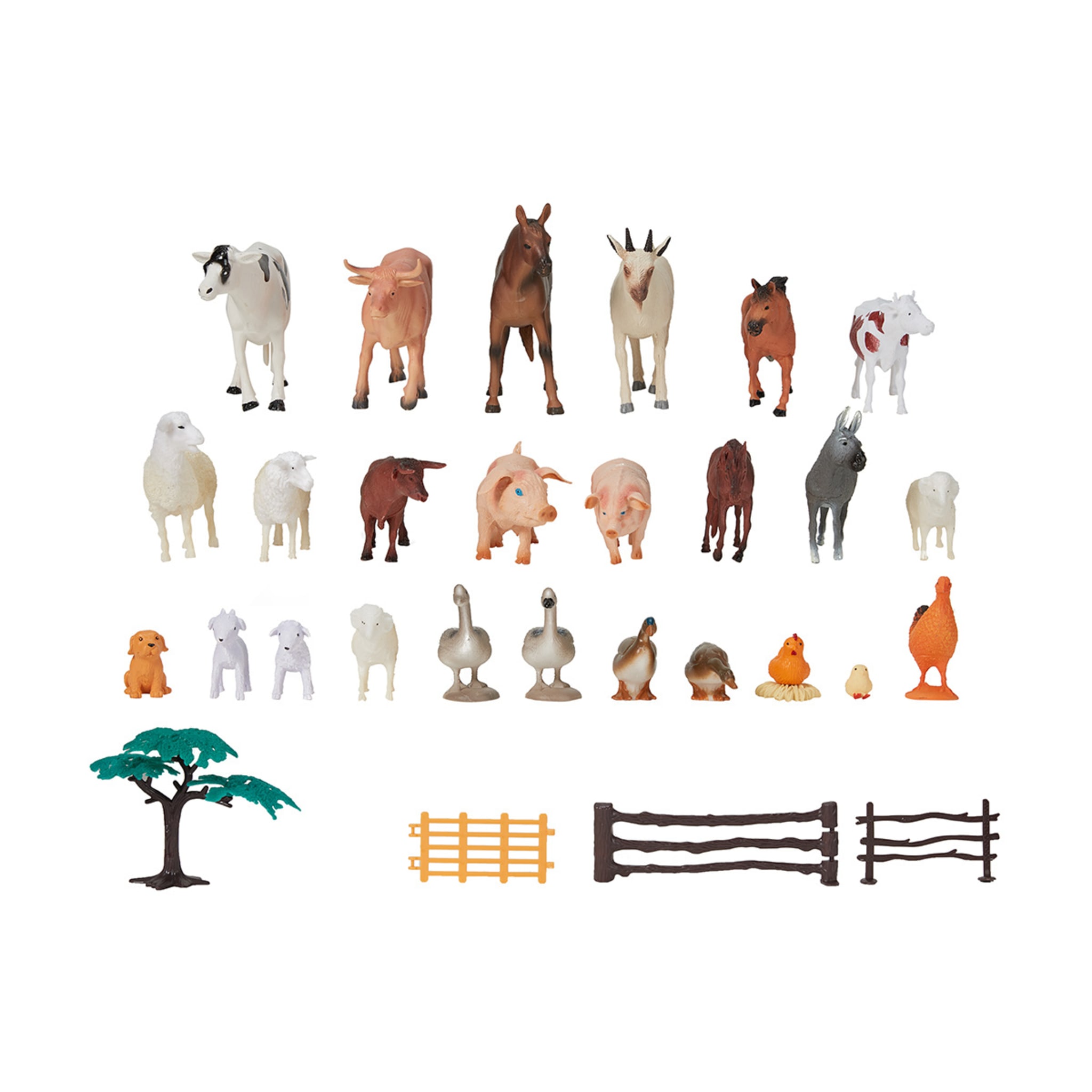 60 Piece Farm Animals Adventure Set - Kmart