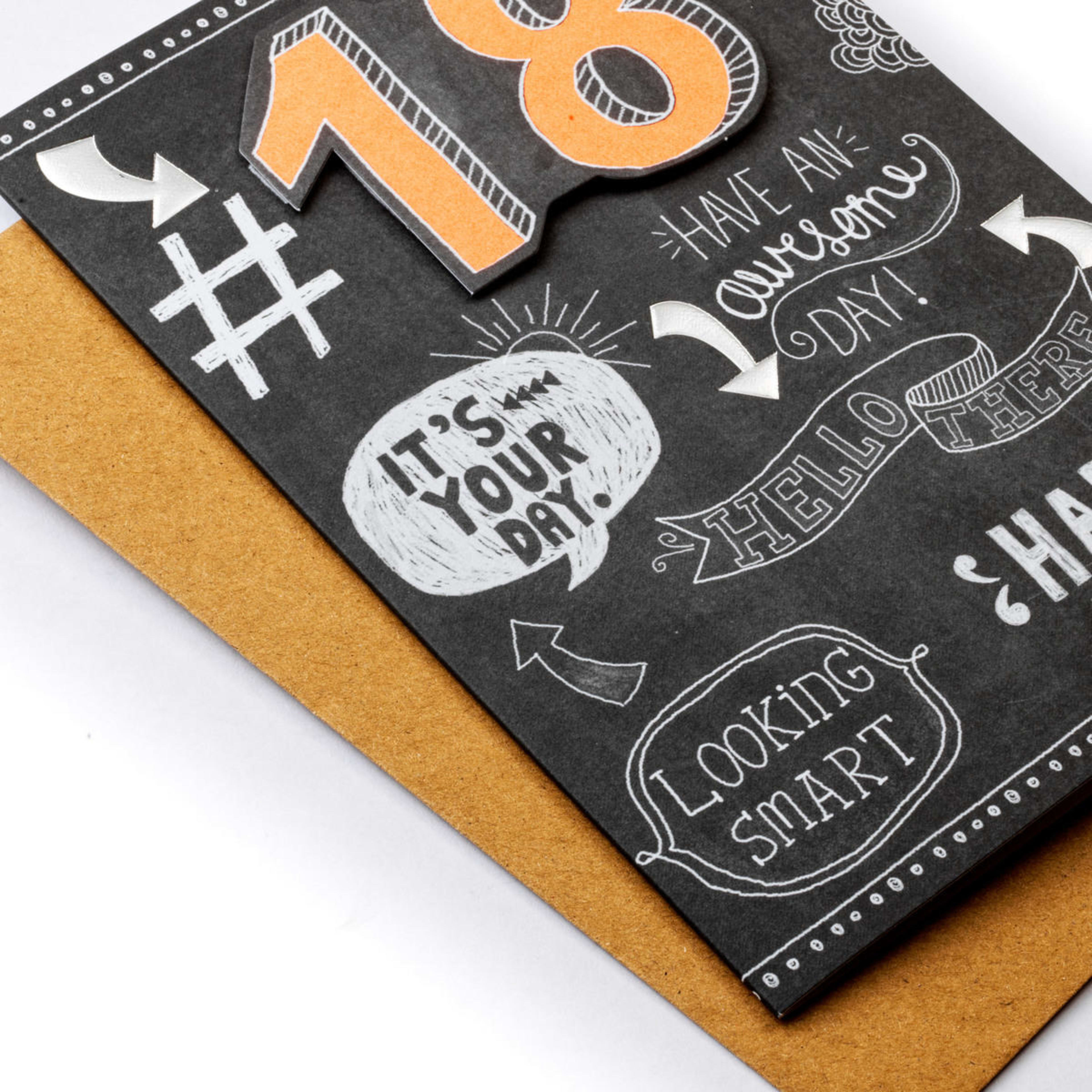 Hallmark Birthday Card - Age 18 - Kmart