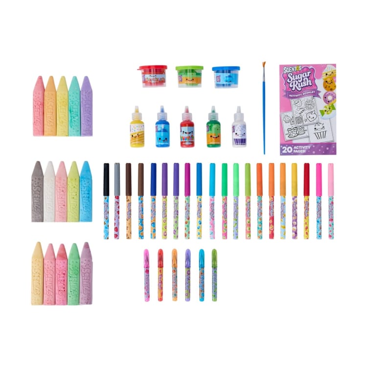 Sugar Rush Super Scented Colouring Set - Kmart