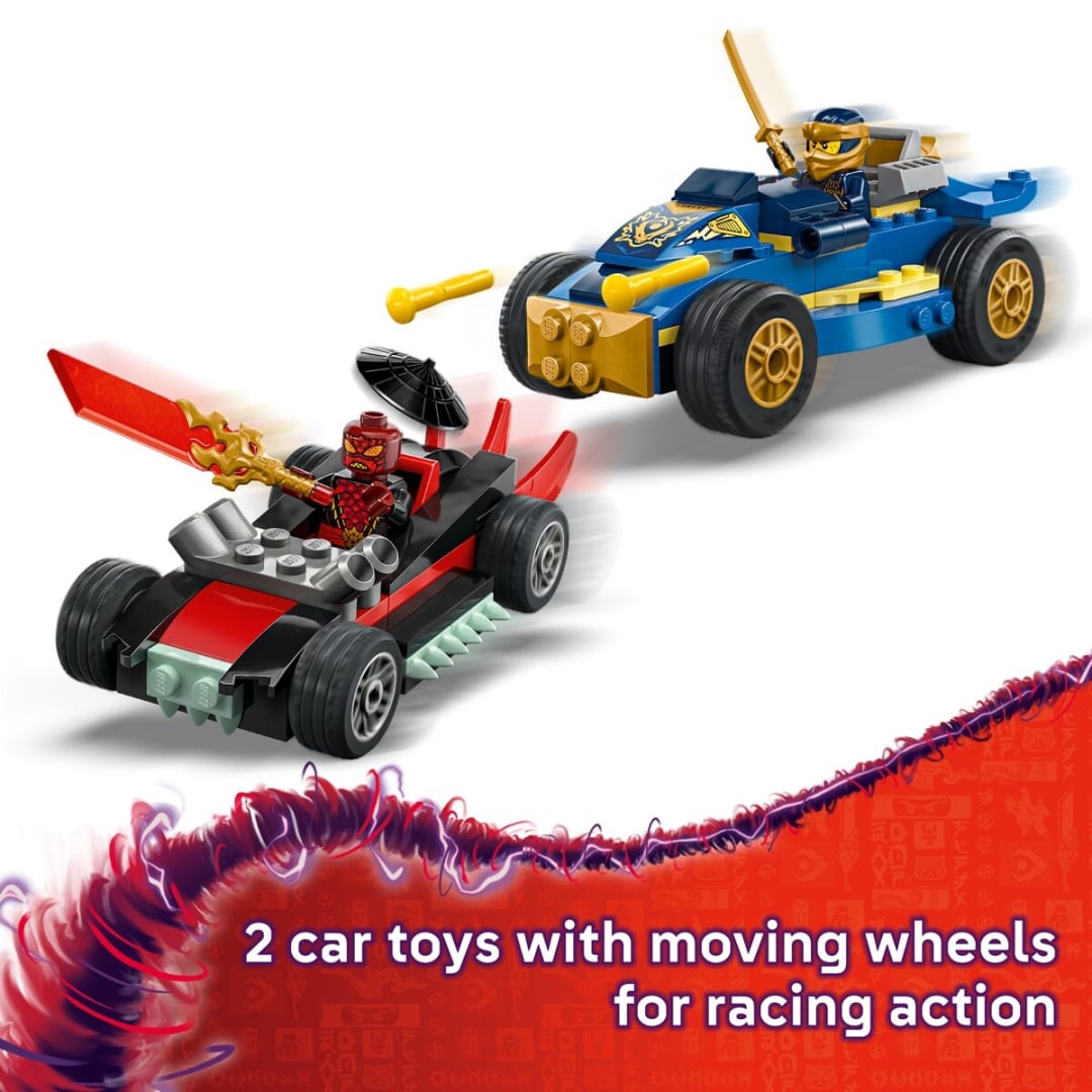 LEGO NINJAGO Rogue vs. Drix Race Car Duel 71840 - Kmart