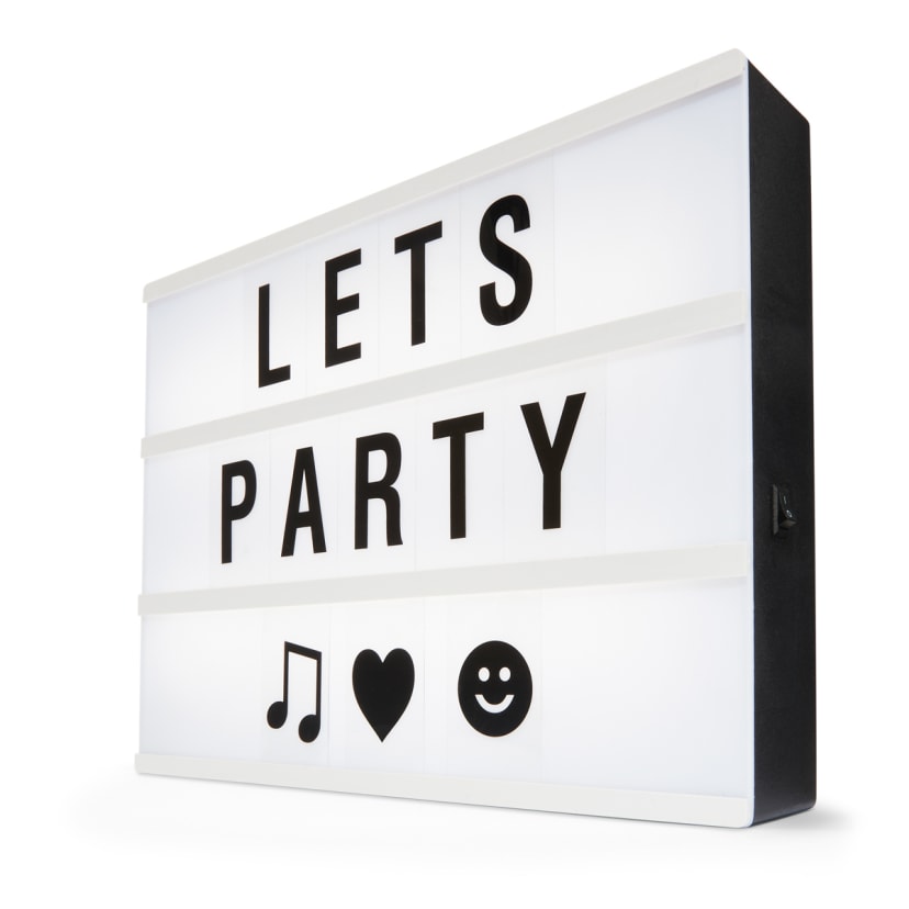 Light Box with Letters - Kmart