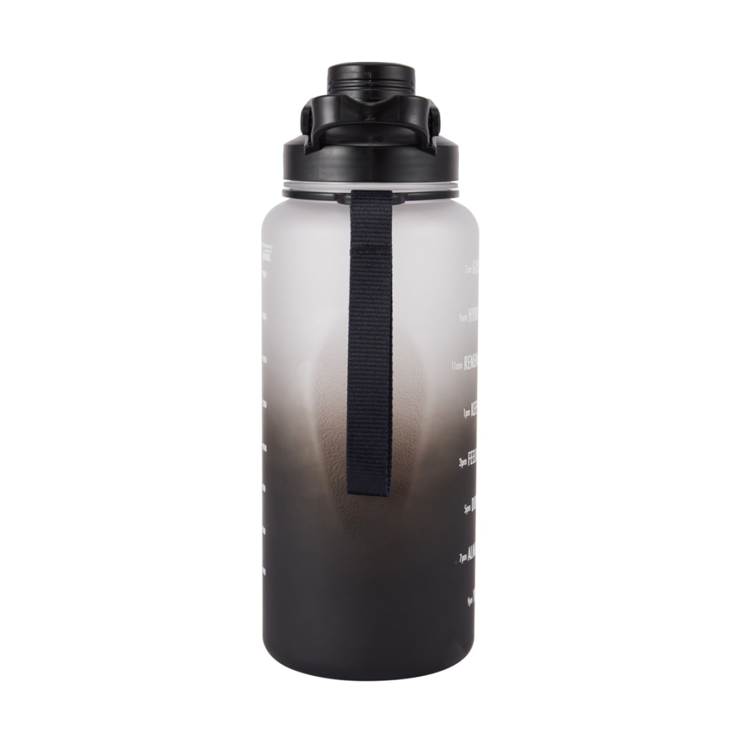 2.1L Black Ombre Daily Intake Flip Lid Drink Bottle - Kmart NZ