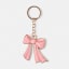 Bow Keyring - Gold Tone and Pink - Kmart