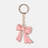Bow Keyring - Gold Tone and Pink - Kmart