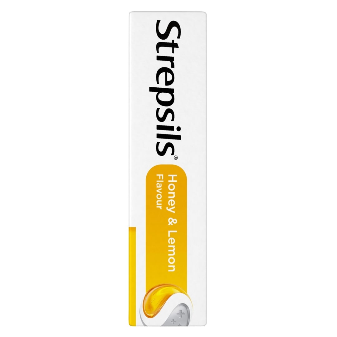 16 Pack Strepsils Sore Throat Relief Honey & Lemon Lozenges - Kmart