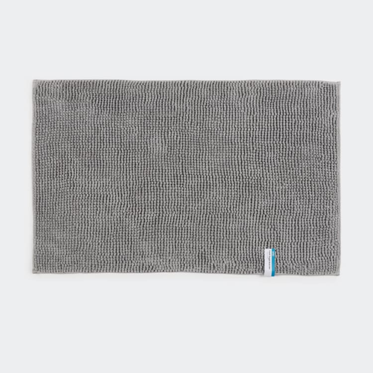 Soft Toggle Bath Mat - Silver Look - Kmart