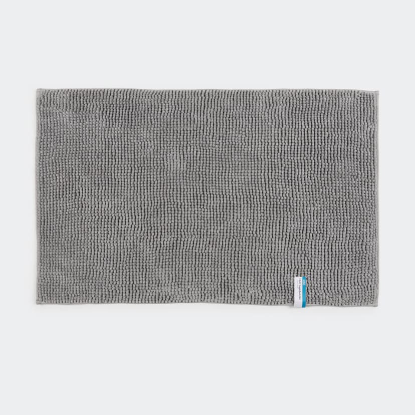 Soft Toggle Bath Mat - Silver Look - Kmart
