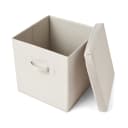 Linen Look Storage Box - Kmart