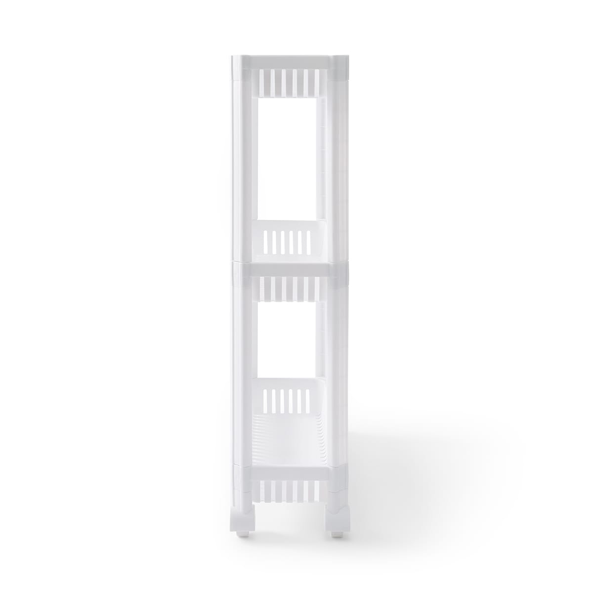 3 Tier Plastic Trolley - White - Kmart