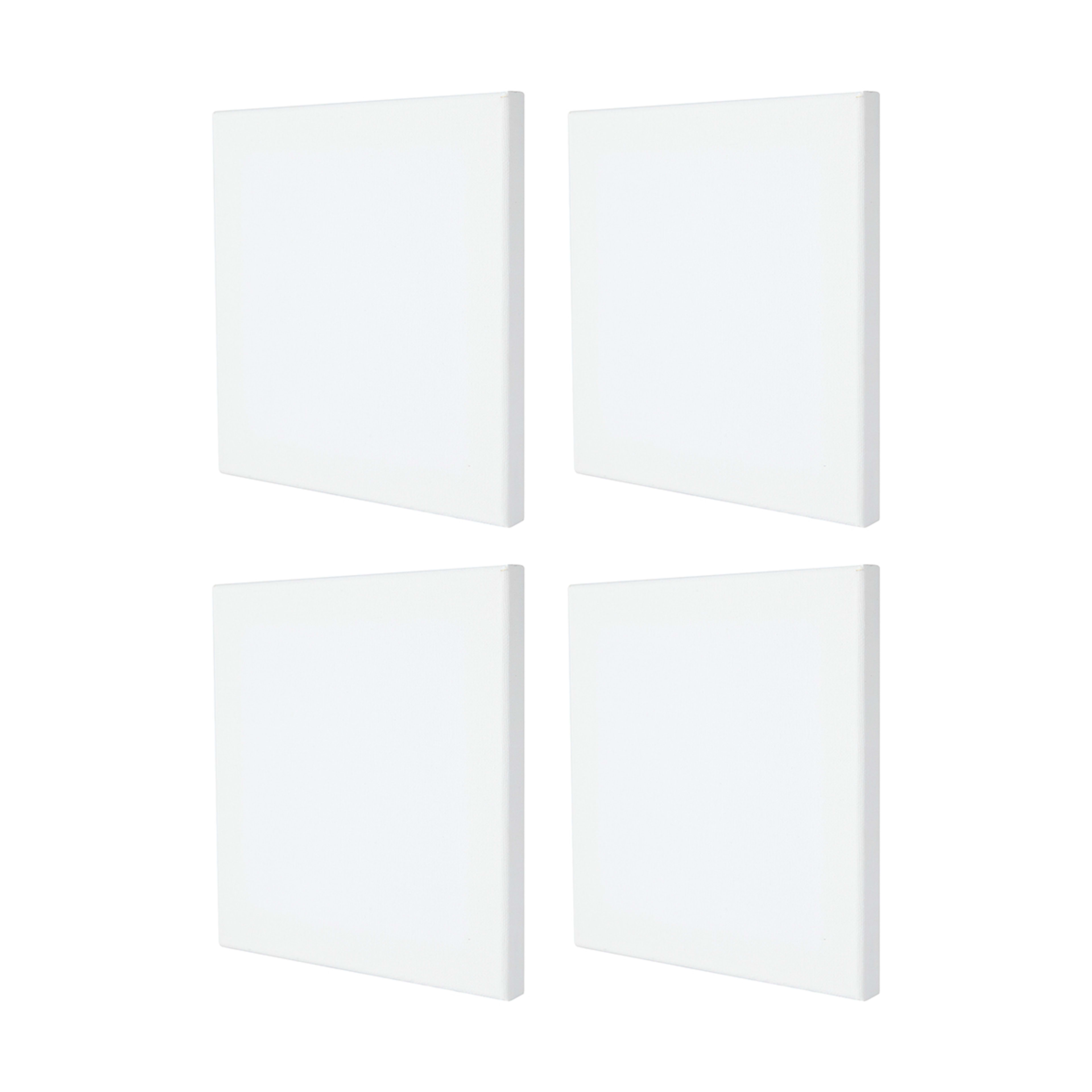 8in. x 8in. Stretch Canvas - 4 Pack - Kmart