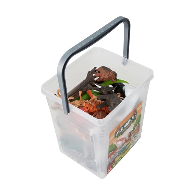 60 Piece Wild Animals Adventure Set - Kmart