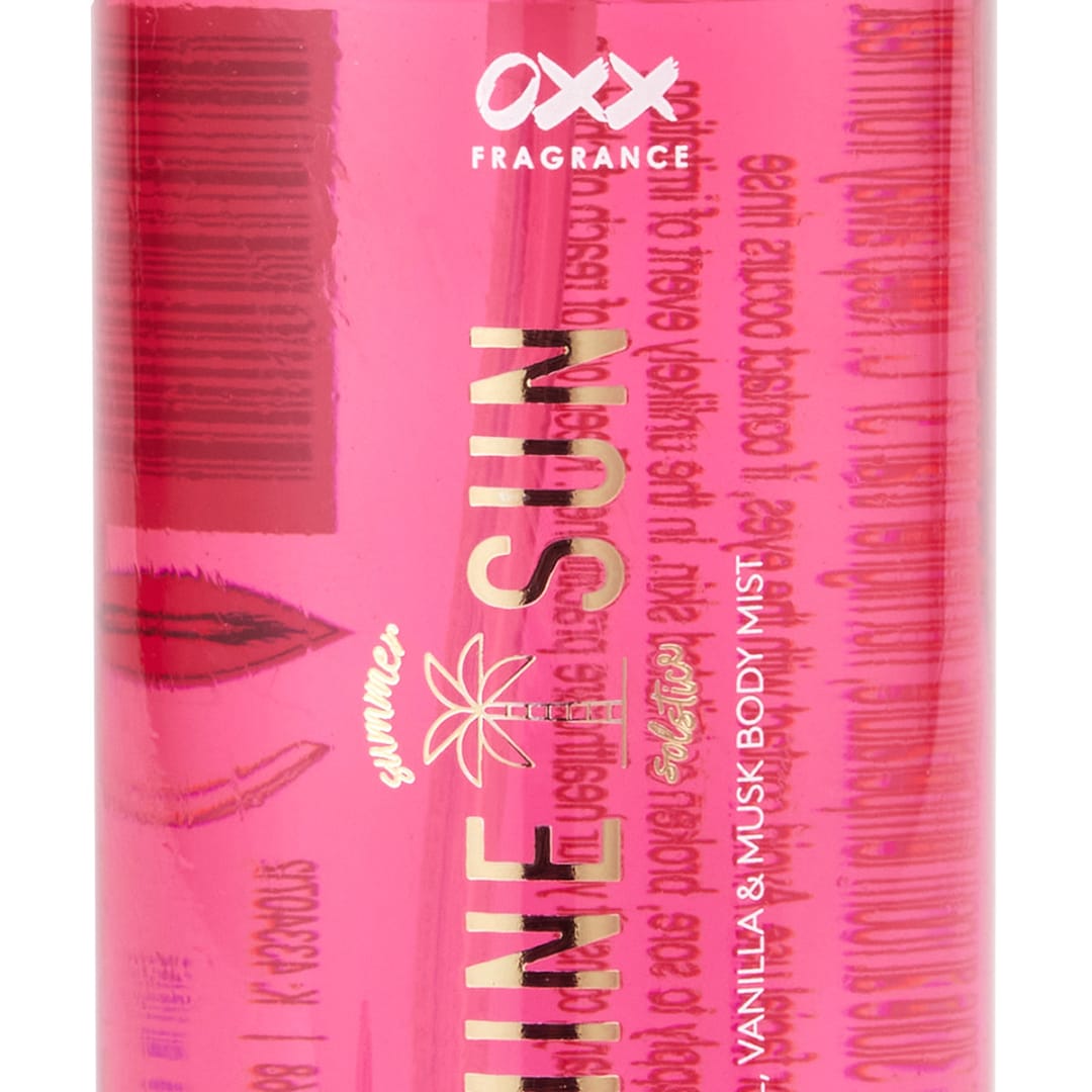 OXX Fragrance Jasmine Sun Summer Solstice Body Mist - Floral, Vanilla ...