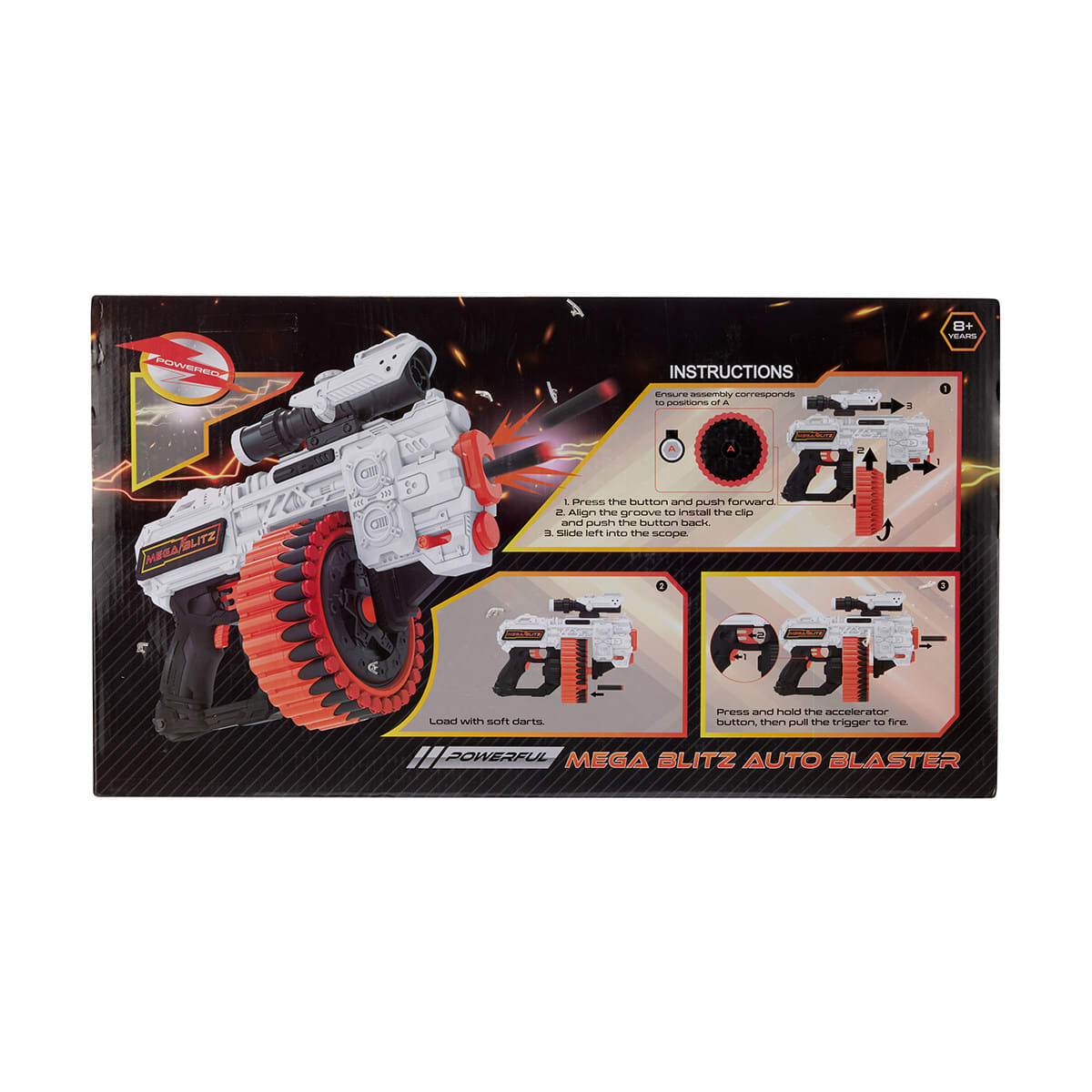 48X Powerful Mega Blitz Auto Blaster - Kmart
