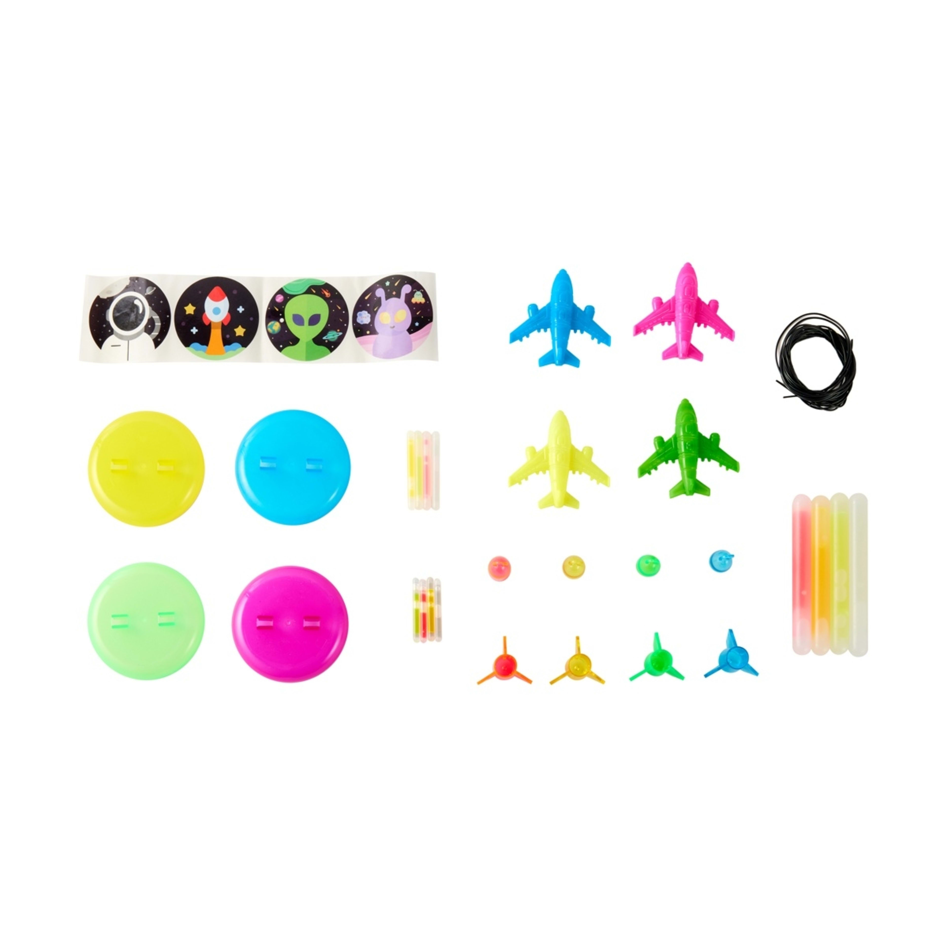 12 Piece Glow Flying Pack - Kmart