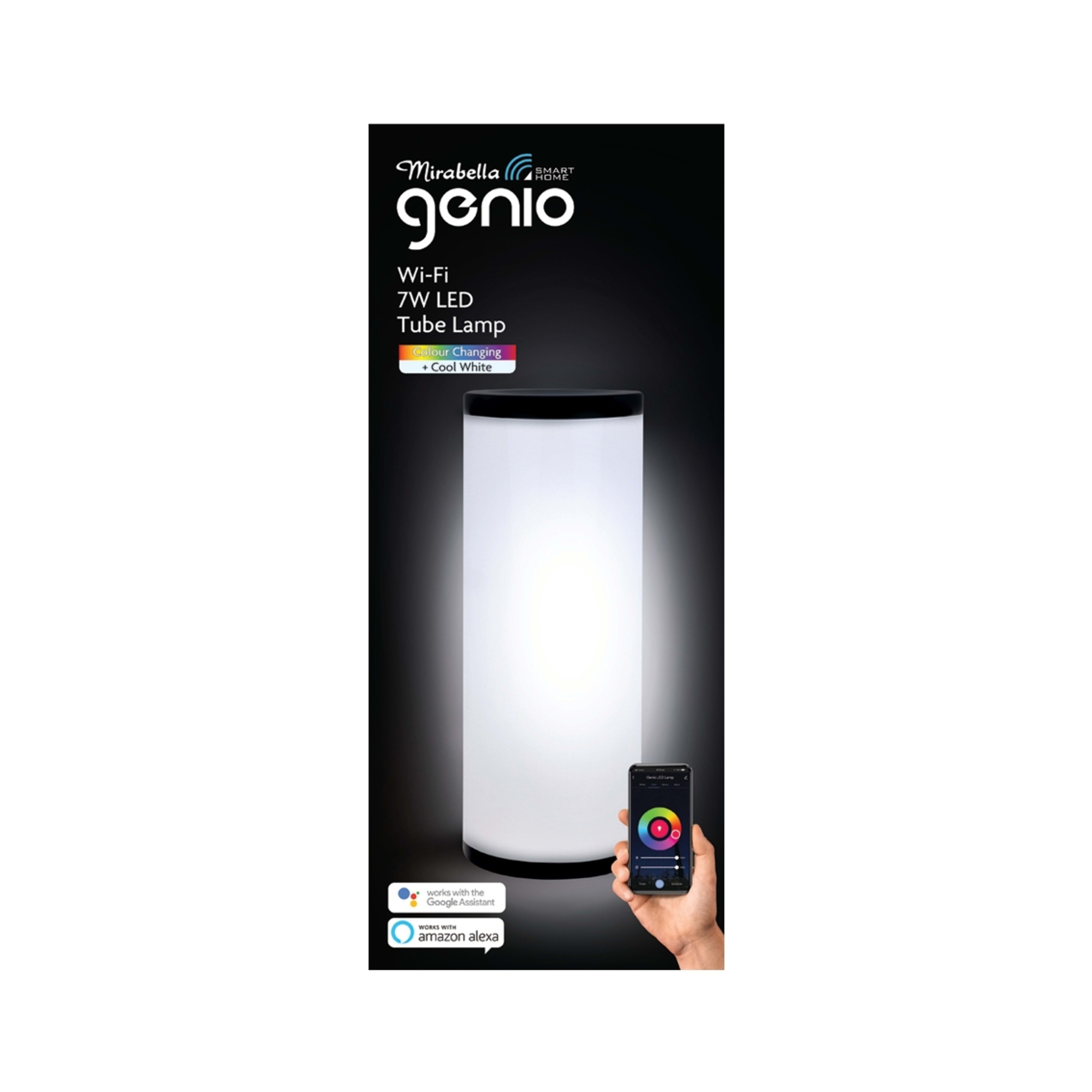 Mirabella Genio Wi-Fi Dimmable 7W LED Tube Lamp - Kmart