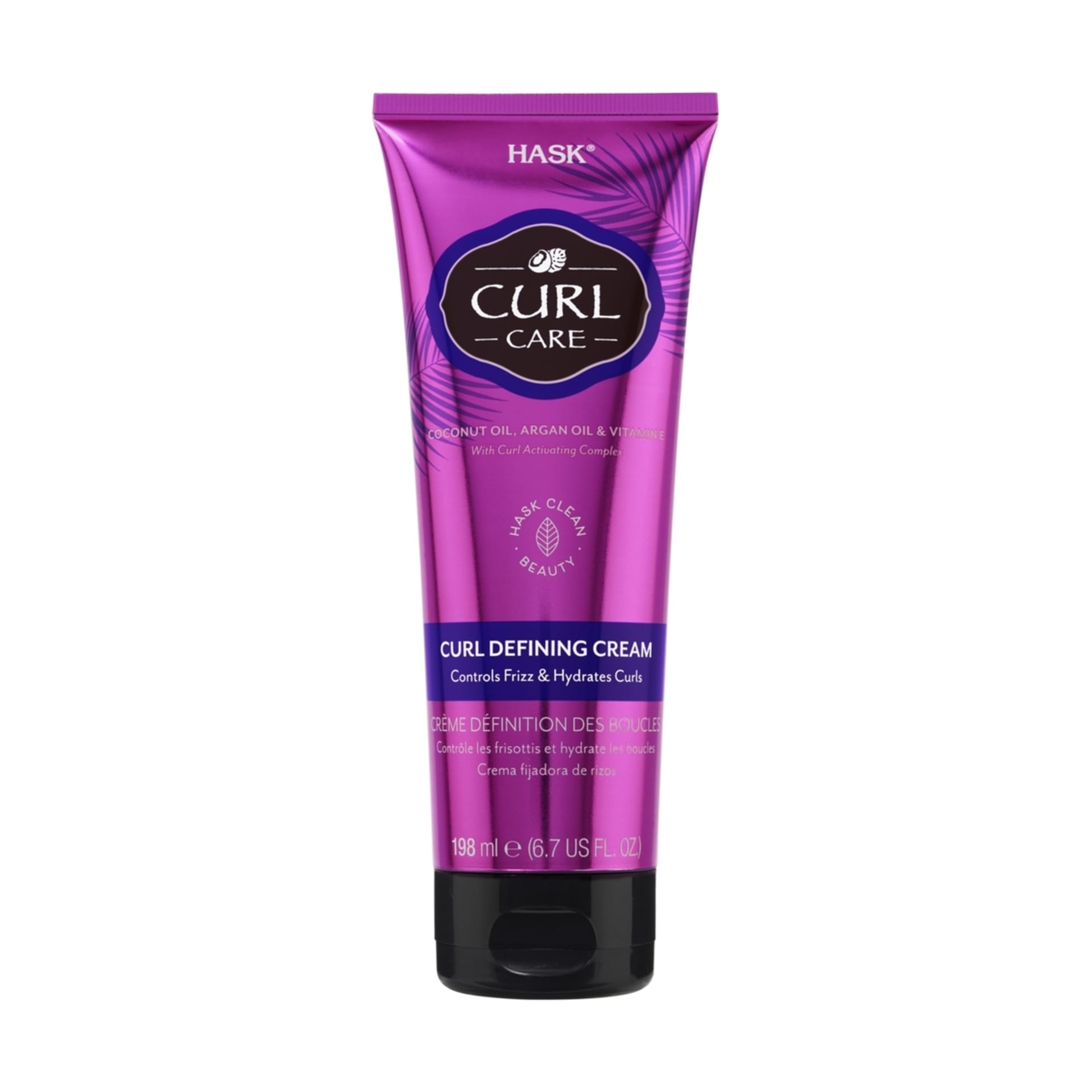 Hask Curl Care Curl Defining Cream 198ml Coconut Oil Argan Oil