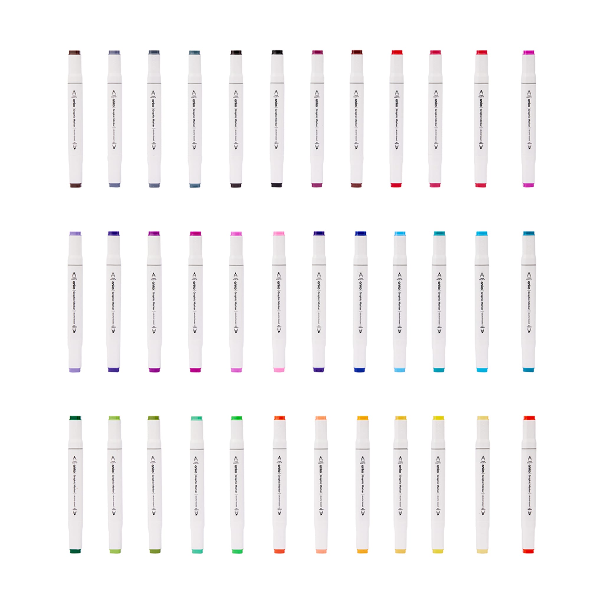 36 Pack Graphic Markers - Kmart