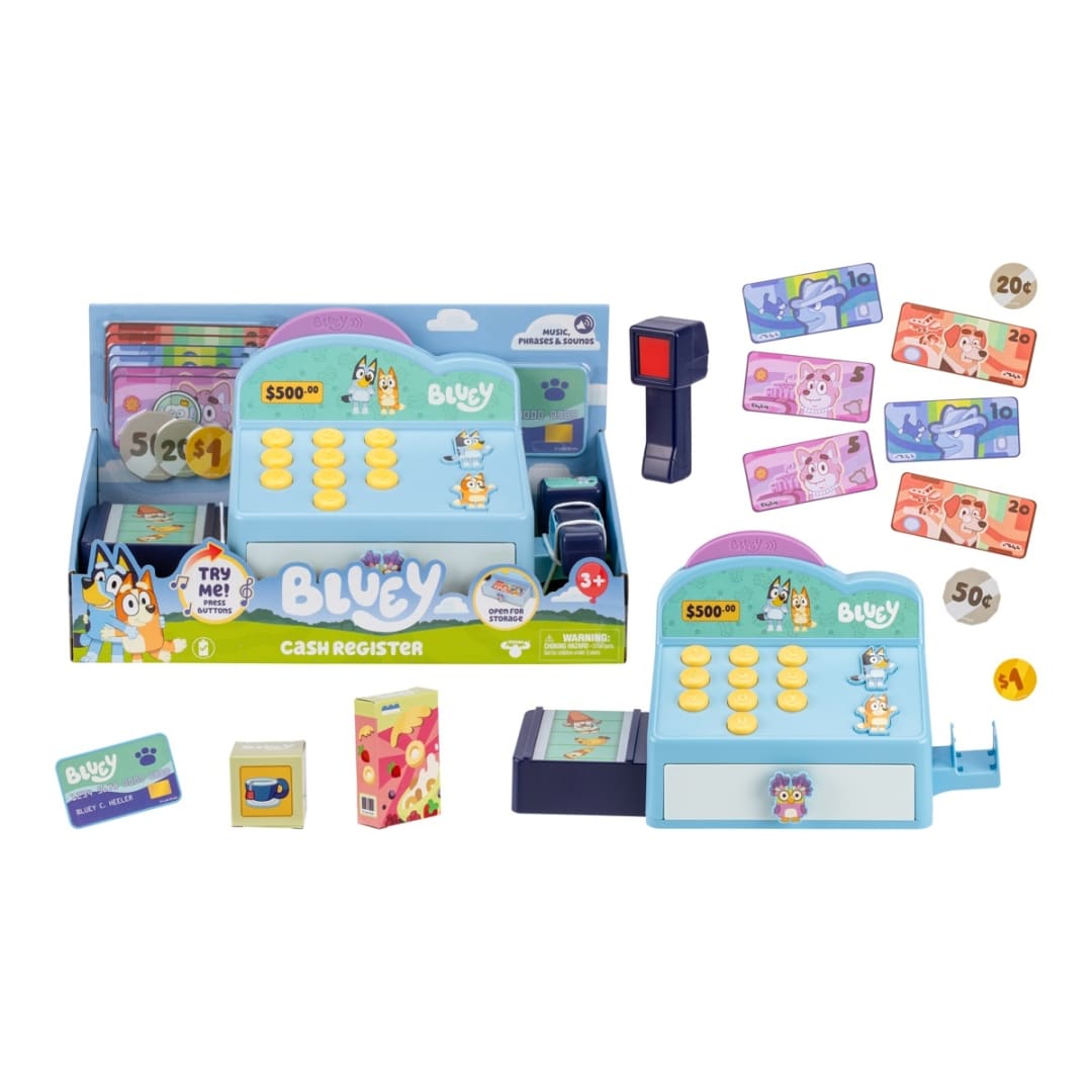 Bluey Role-Play Cash Register Toy - Kmart