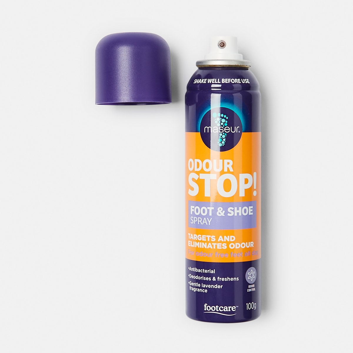 Footcare Odour Stop Foot and Shoe Spray - Kmart