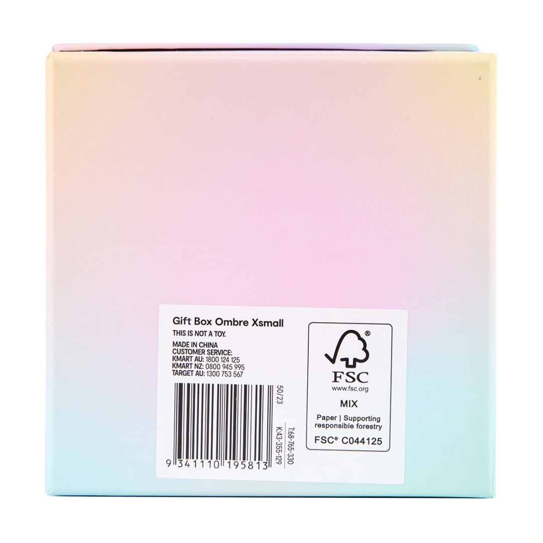 Ombre Gift Box - Extra Small - Kmart