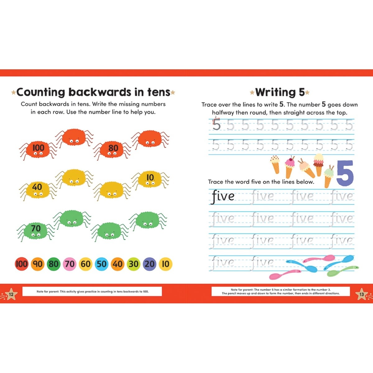 Gold Stars: First Maths Magic Tracing Book - Kmart