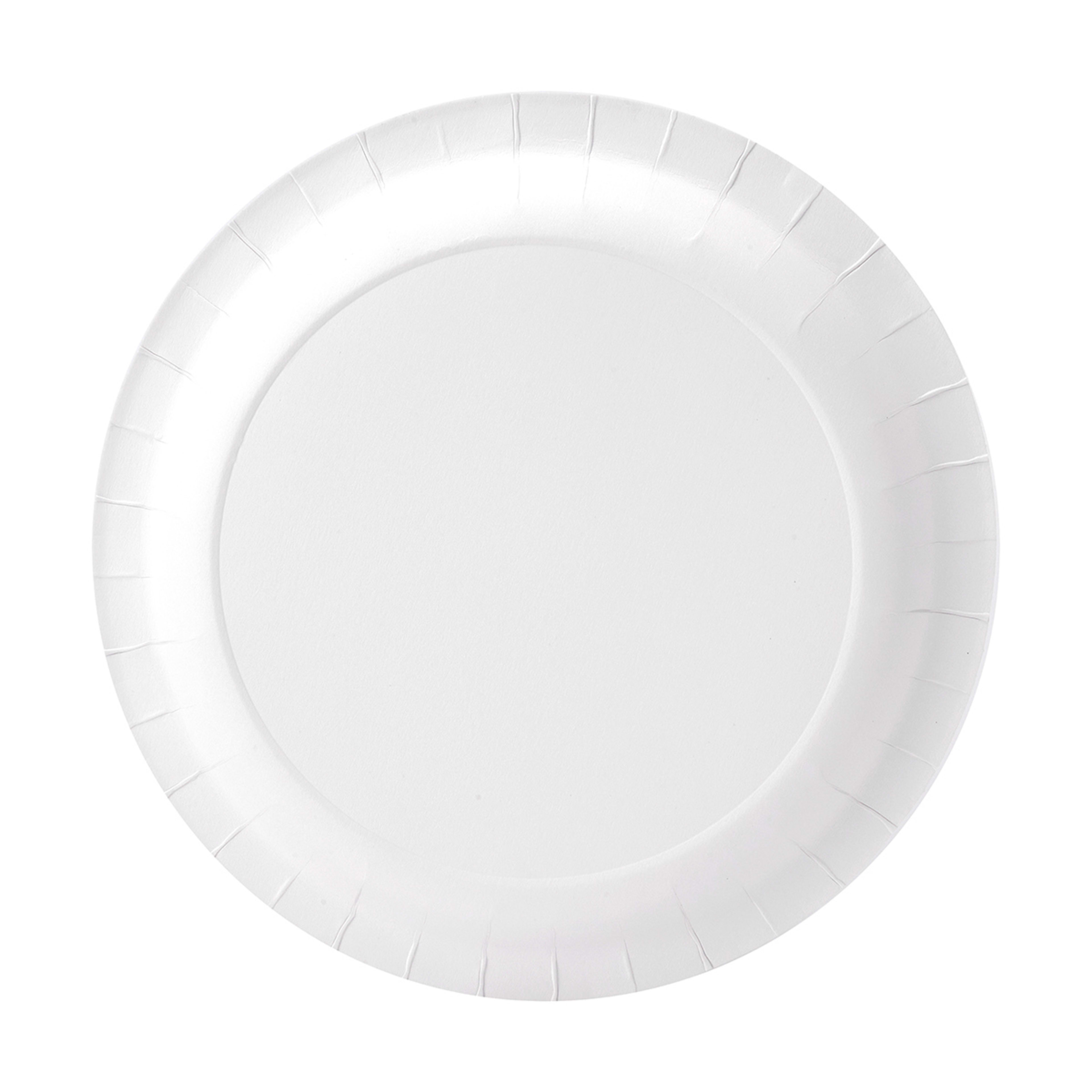 12 Pack White Dessert Paper Plates - Kmart