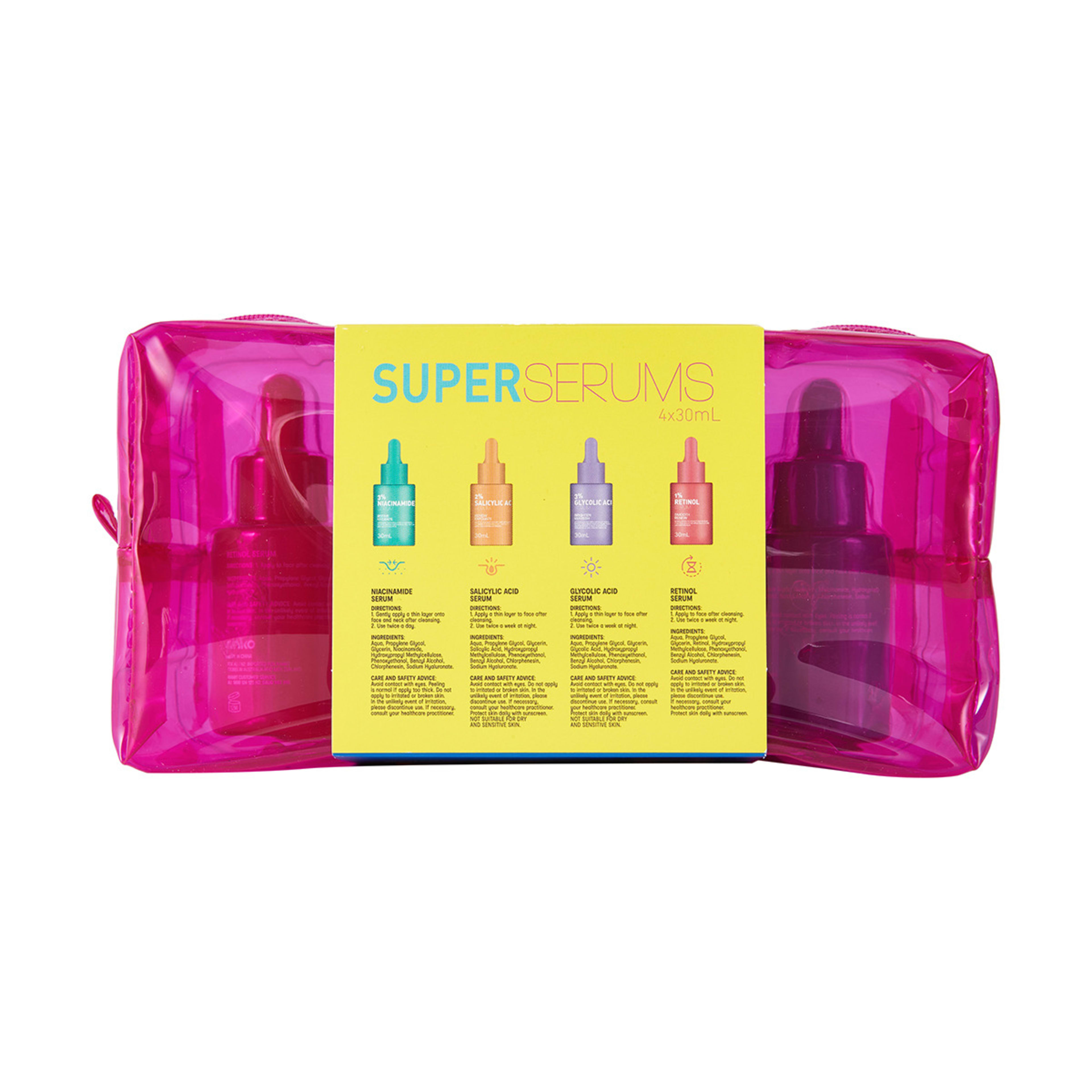 4 Piece Super Serums - Kmart