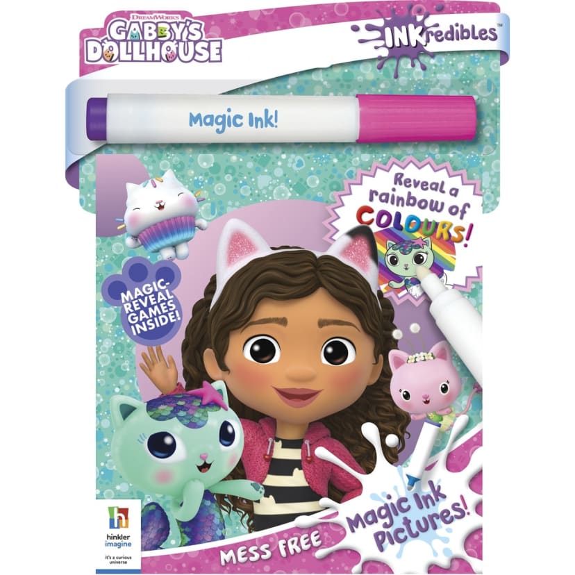 INKredibles DreamWorks Gabby’s Dollhouse Magic Ink Pictures - Book - Kmart