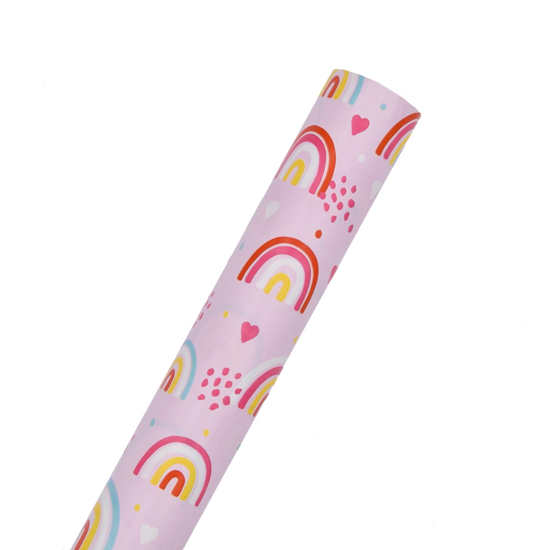Hallmark Gift Wrap Roll - Bright Rainbows - Kmart