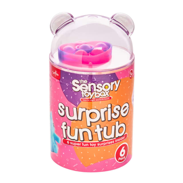 6 Pack ToyMania The Sensory Toy Box Surprise Fun Tub - Assorted - Kmart