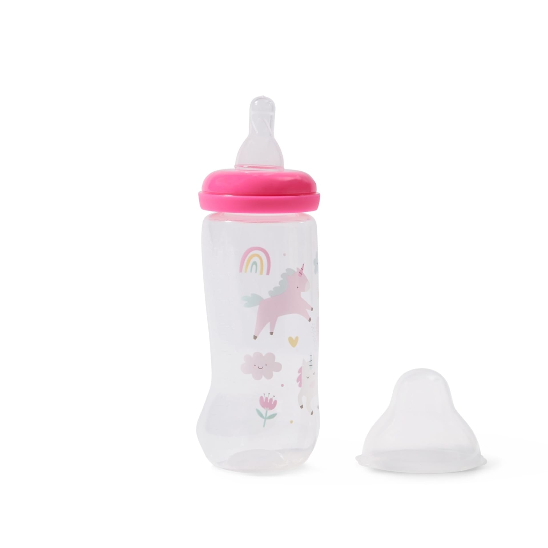 3 Pack Narrow Neck Bottles - Assorted - Kmart