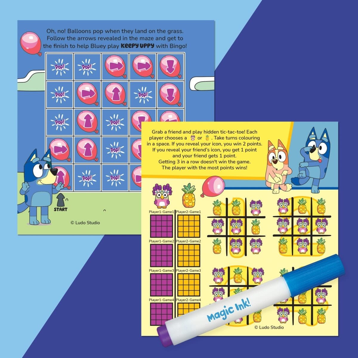 INKredibles Bluey Magic Ink Pictures! - Book - Kmart