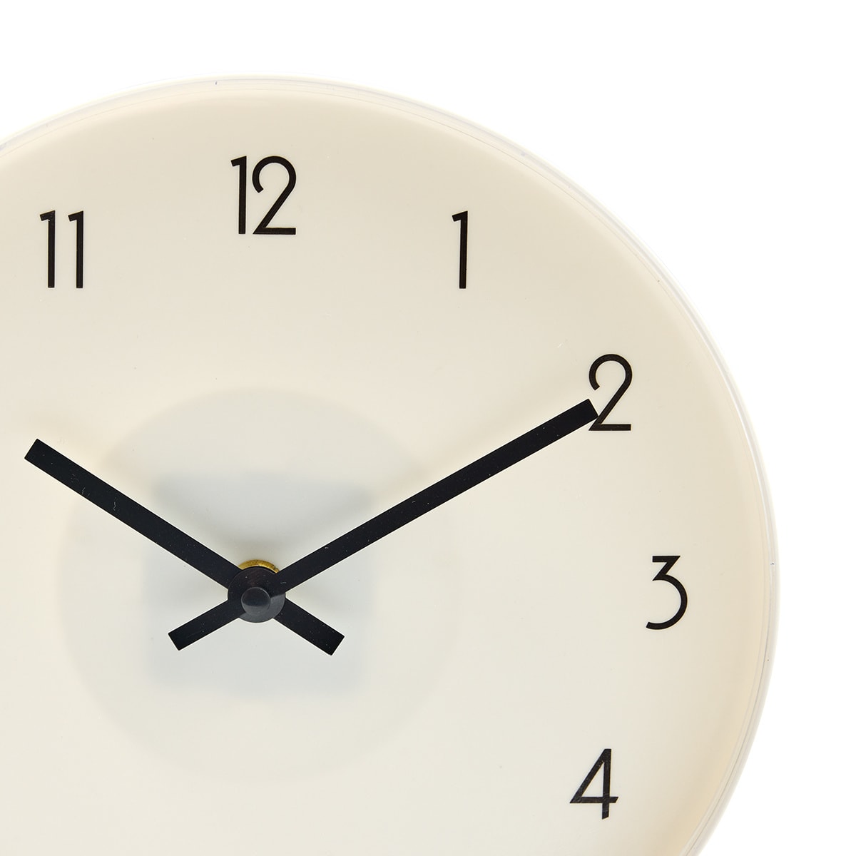 White Plastic Clock - Kmart