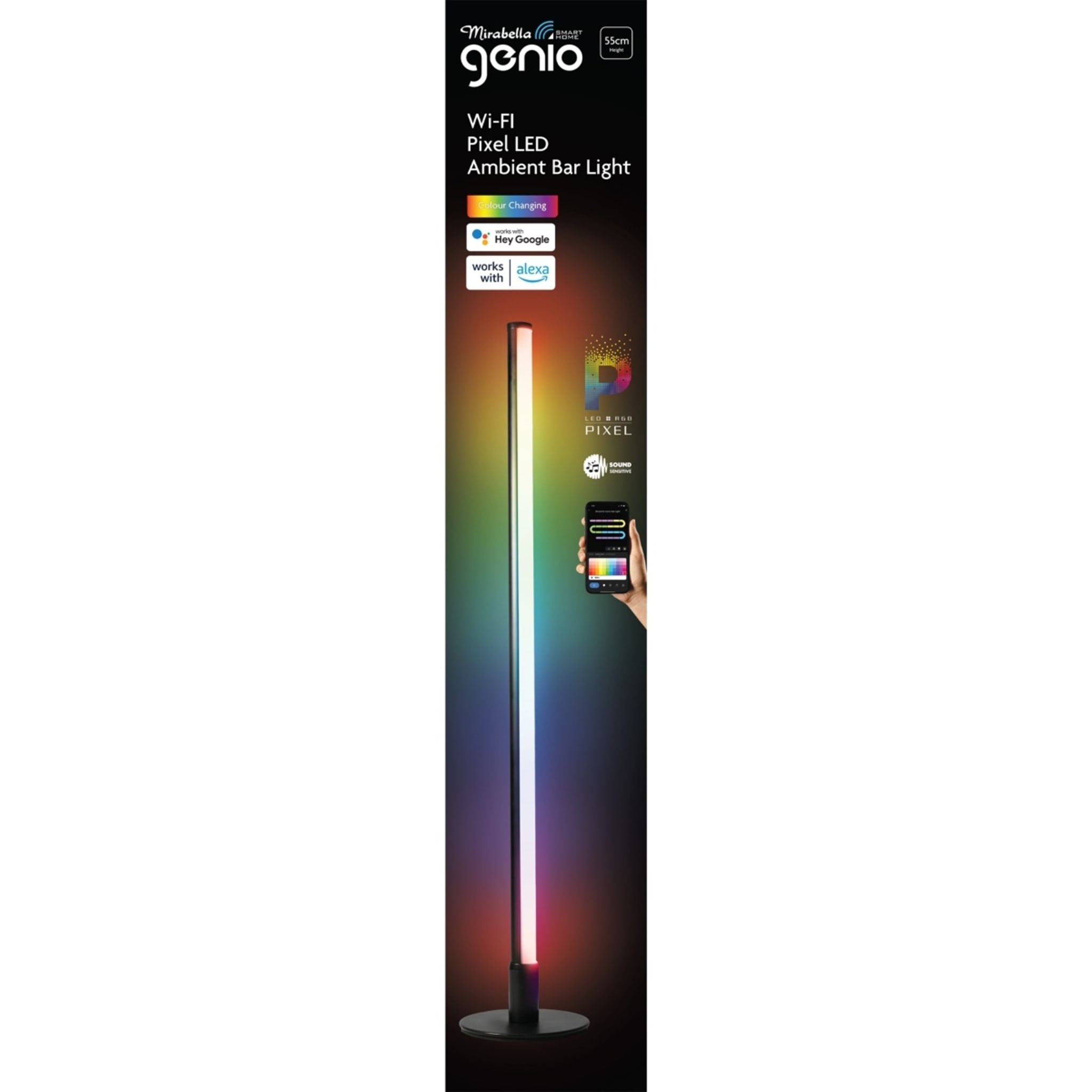 Mirabella Genio Wi-Fi Pixel LED Ambient Bar Light - Kmart