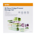 10 Piece Fridge/Freezer Storage Container Set - Kmart