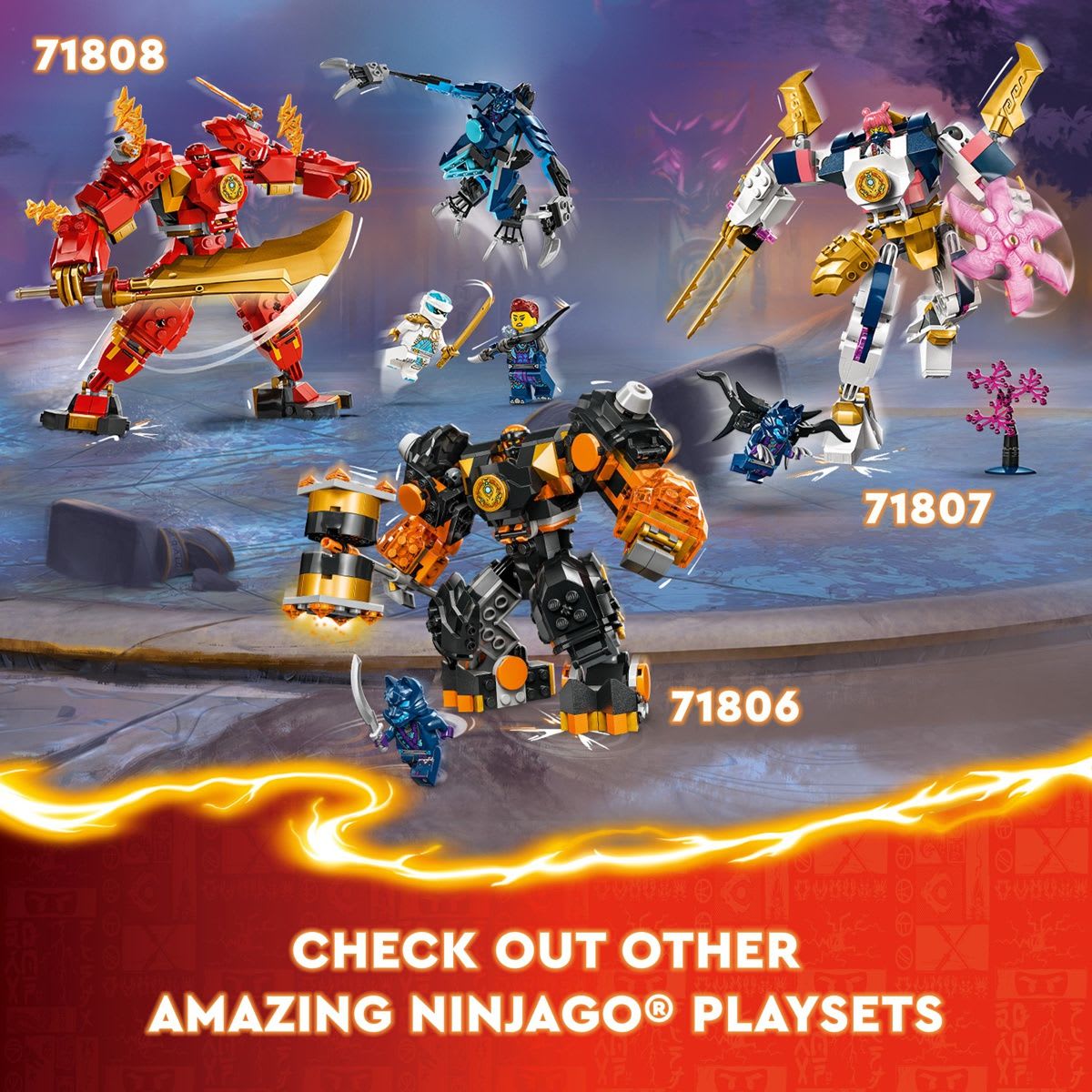 LEGO NINJAGO Cole's Elemental Earth Mech 71806 - Kmart NZ