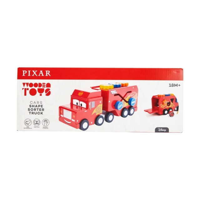 Disney Pixar Cars Wooden Toys Shape Sorter Truck - Kmart