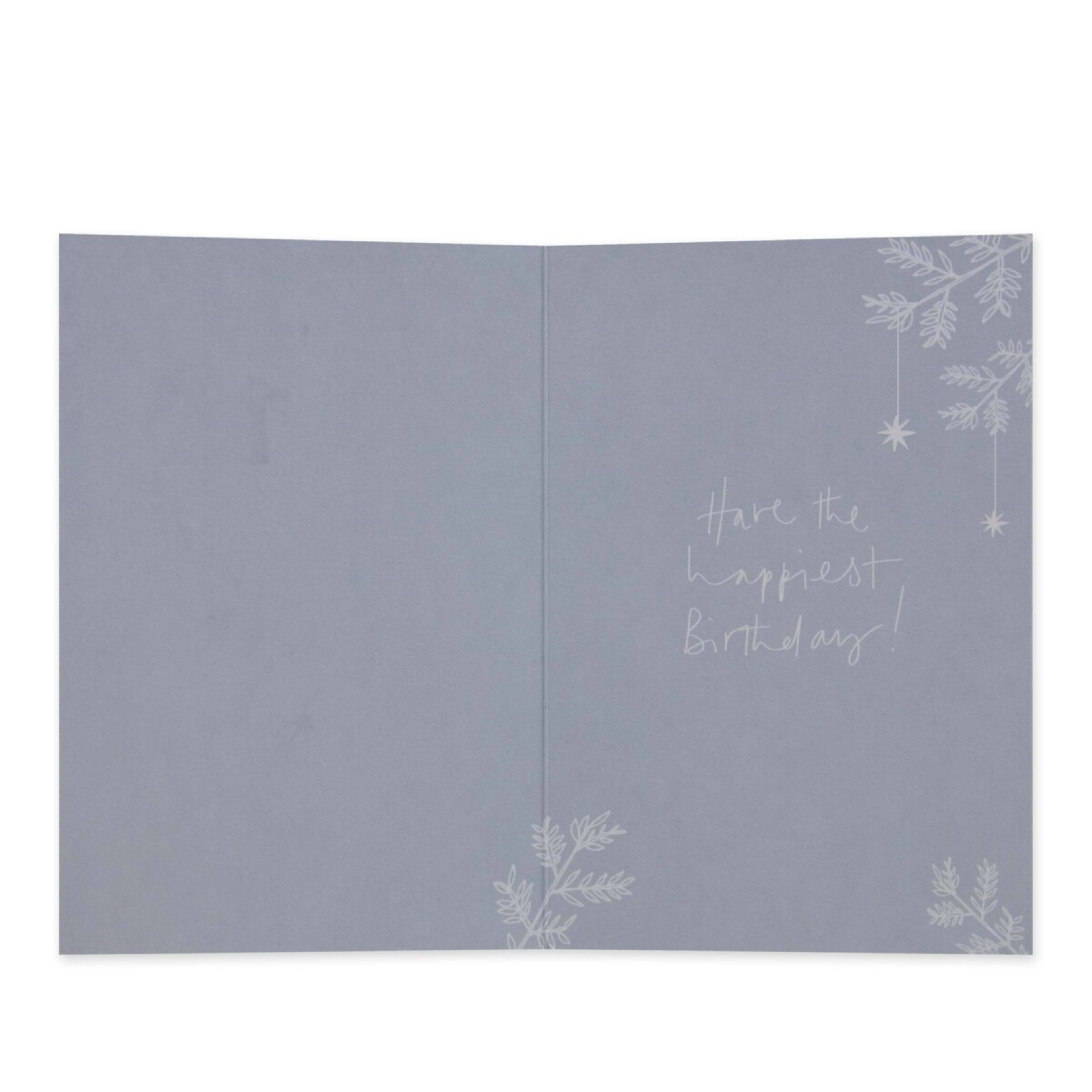 Connections from Hallmark 1st Birthday Card - Woodland Moon Mobile - Kmart