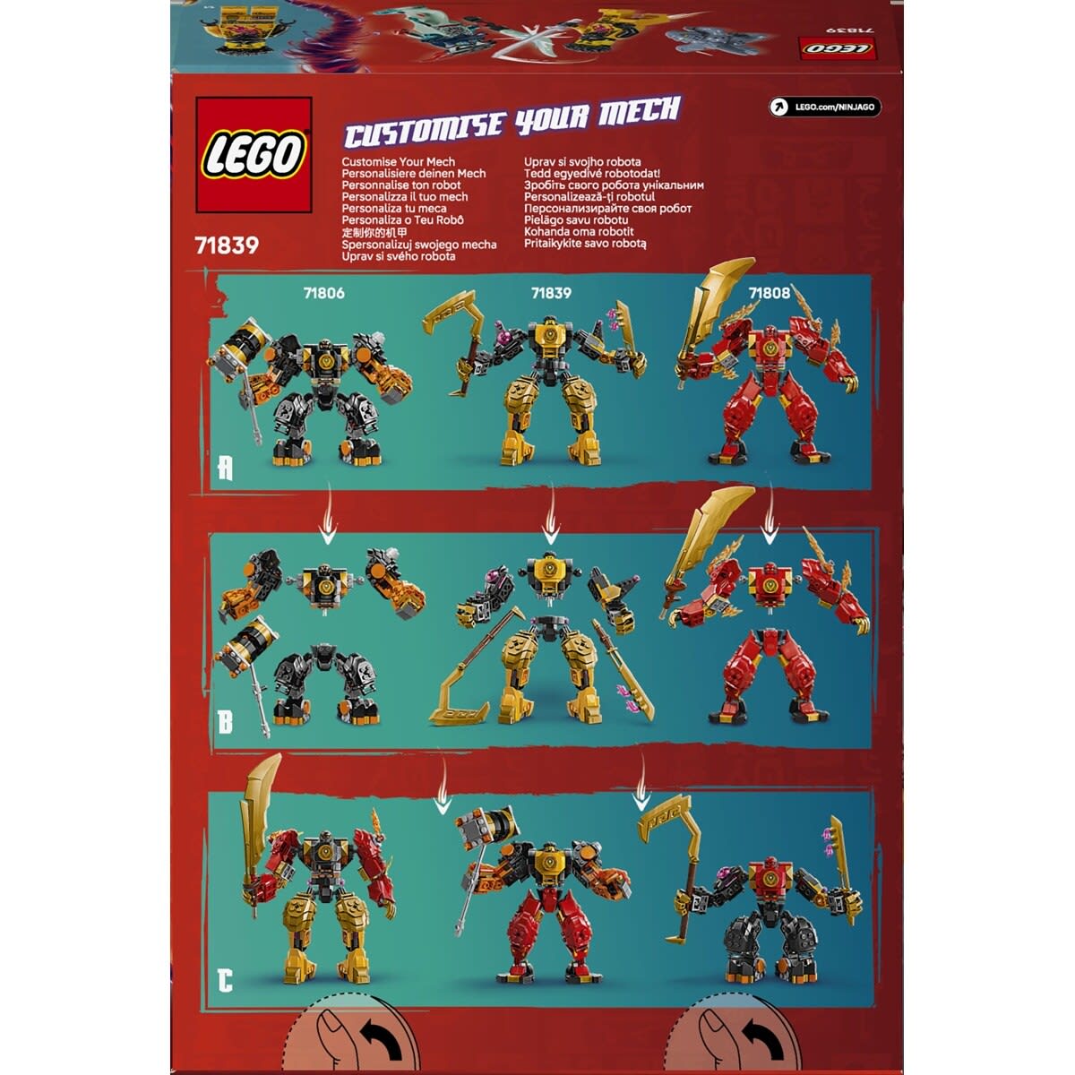 LEGO NINJAGO Arin’s Spinjitzu Battle Mech 71839 - Kmart