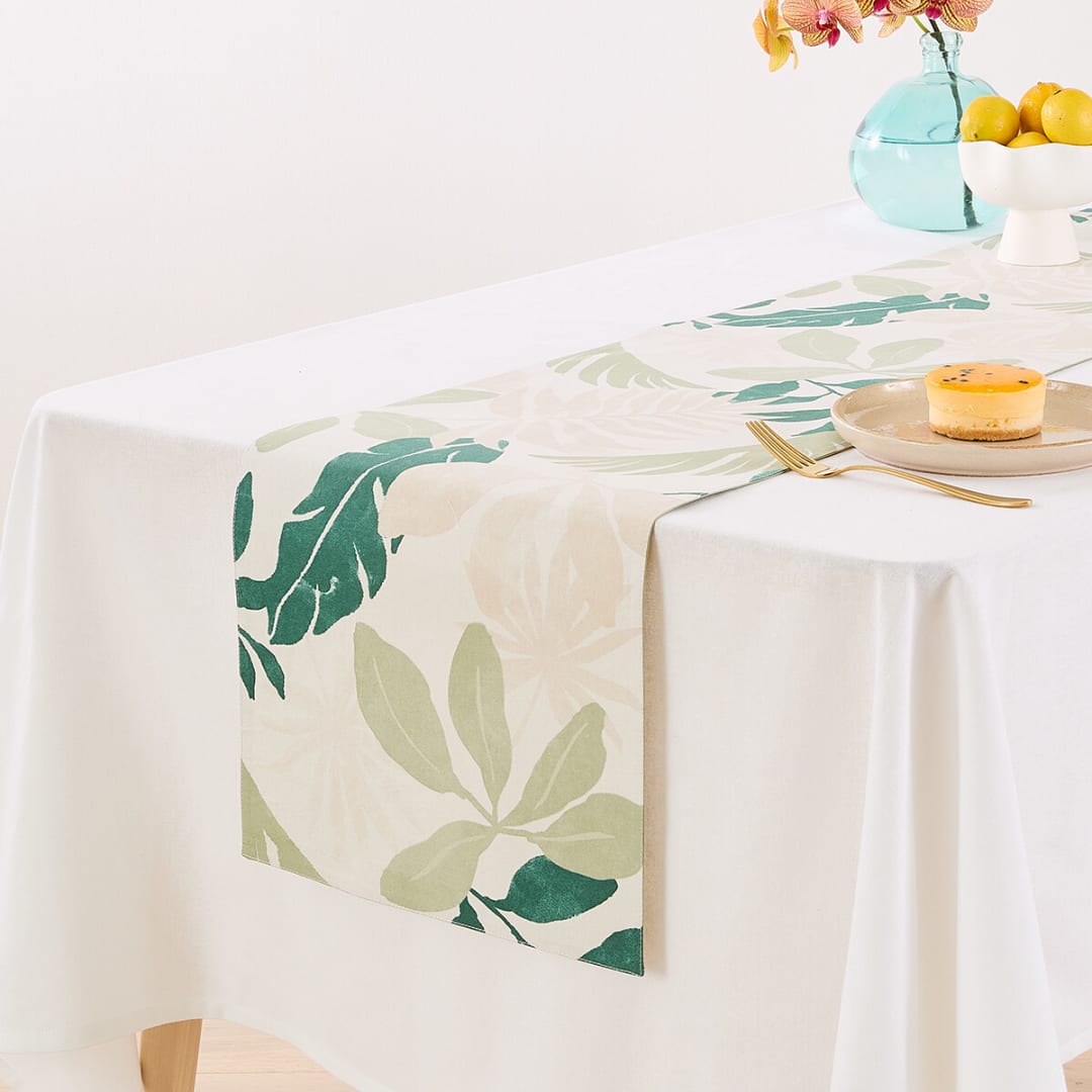 Foliage Printed Table Runner - Kmart
