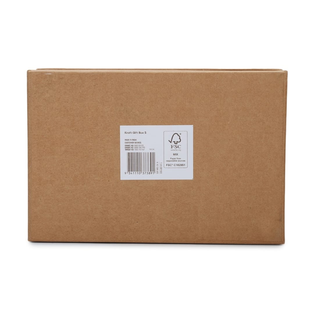 Kraft Gift Box - Small - Kmart