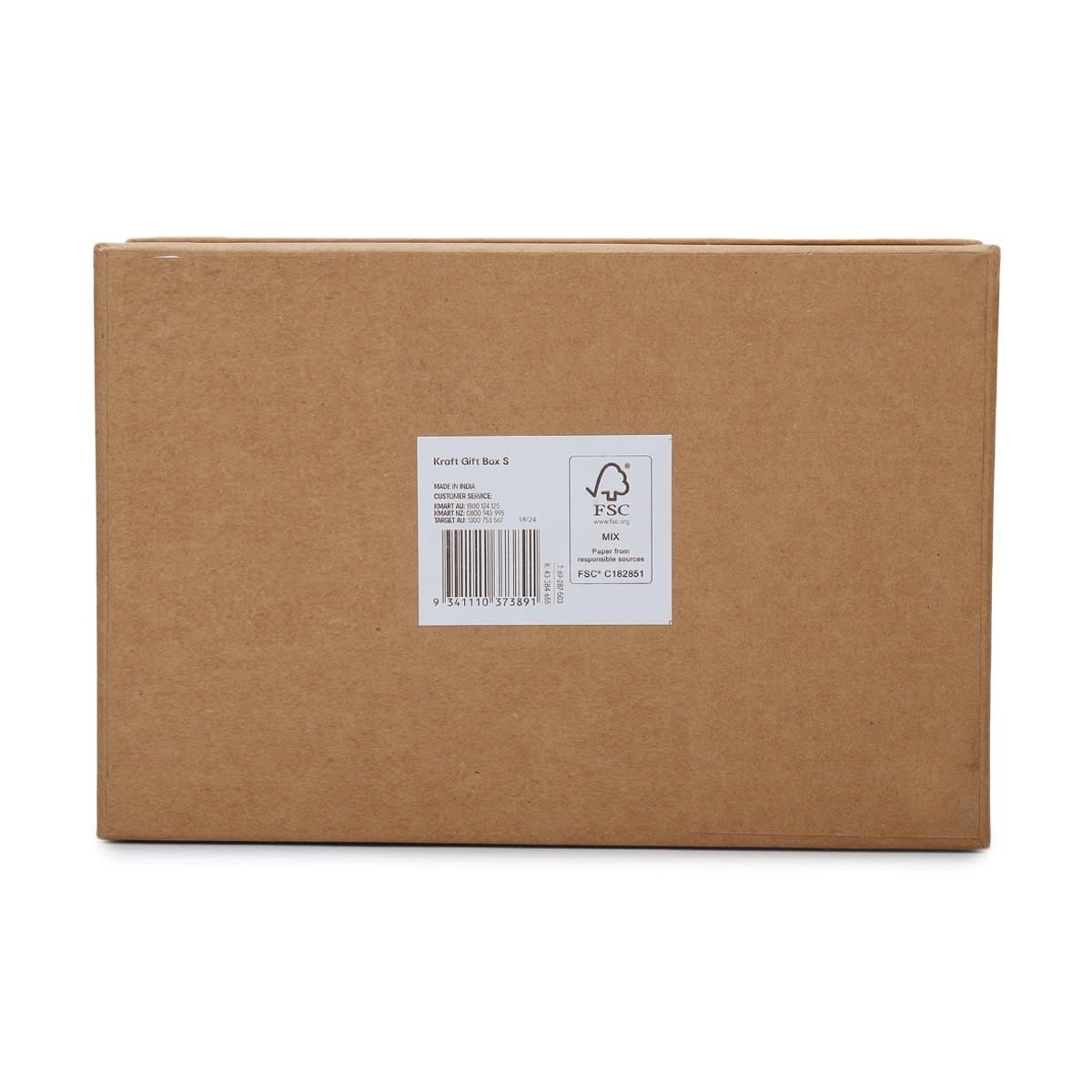 Kraft Gift Box - Small - Kmart