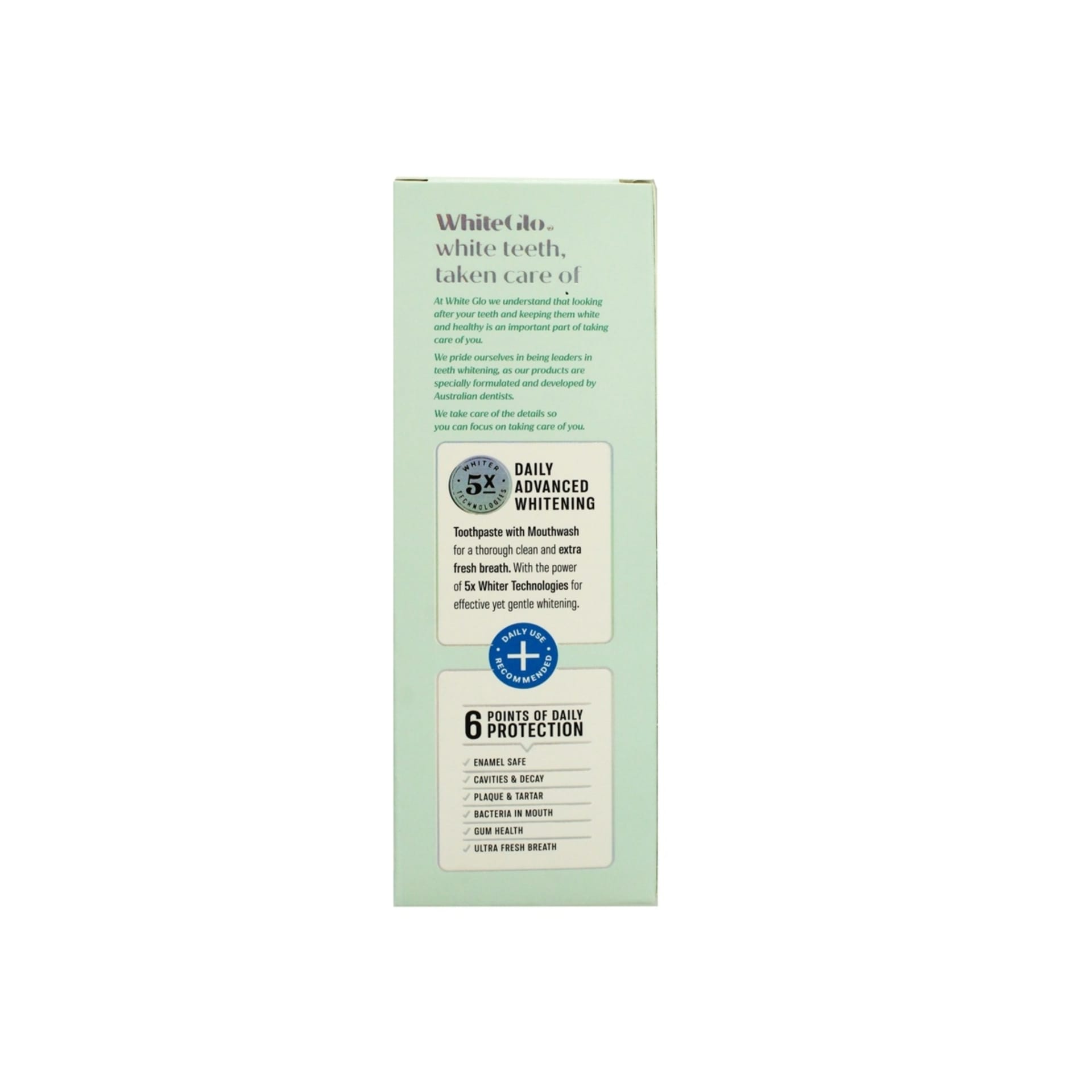 White Glo Ultra Fresh Whitening Toothpaste with Mouthwash 115g ...