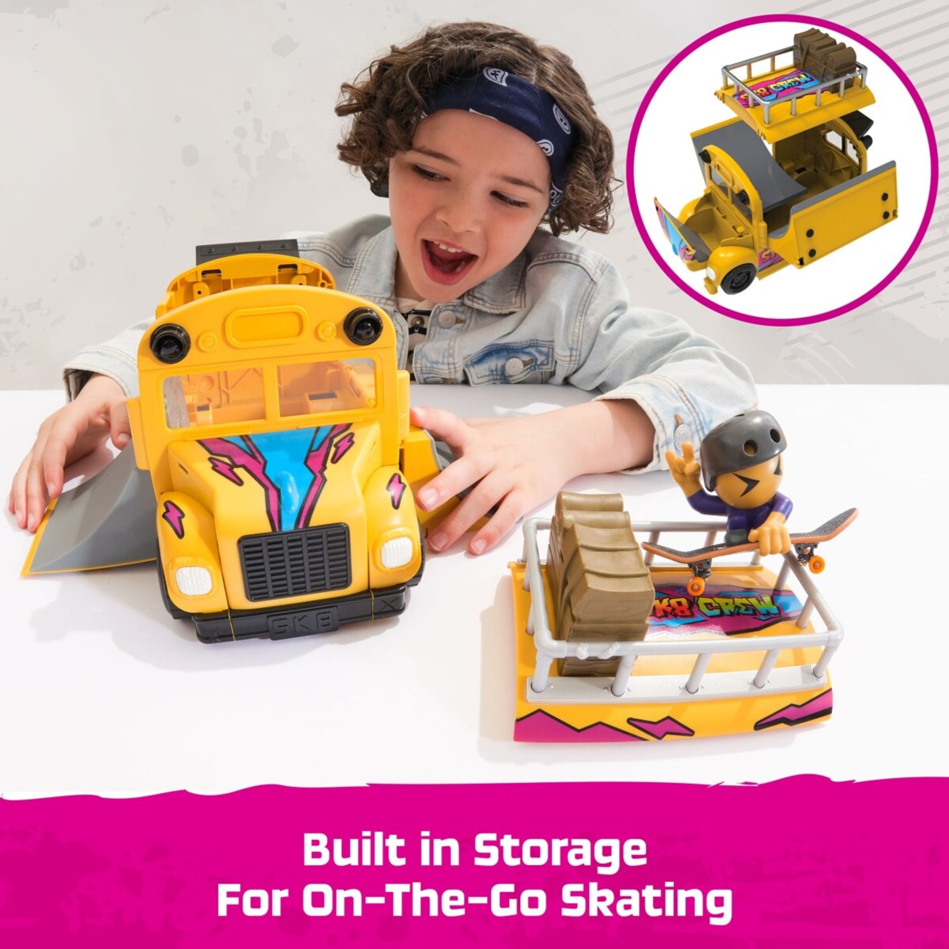 Tech Deck 2-in-1 Transforming Ultra Sk8 Bus Set - Kmart