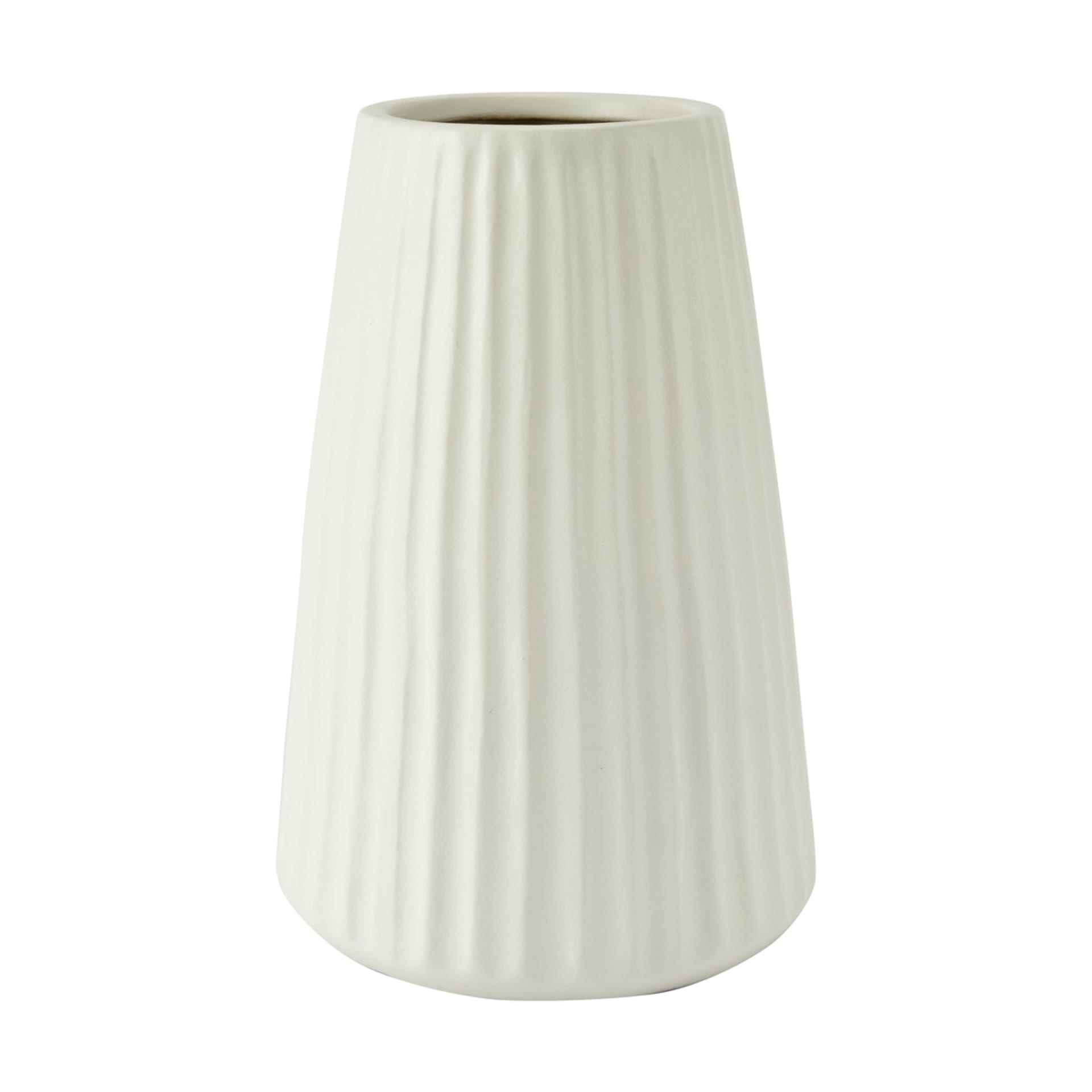 White Linear Vase - Kmart