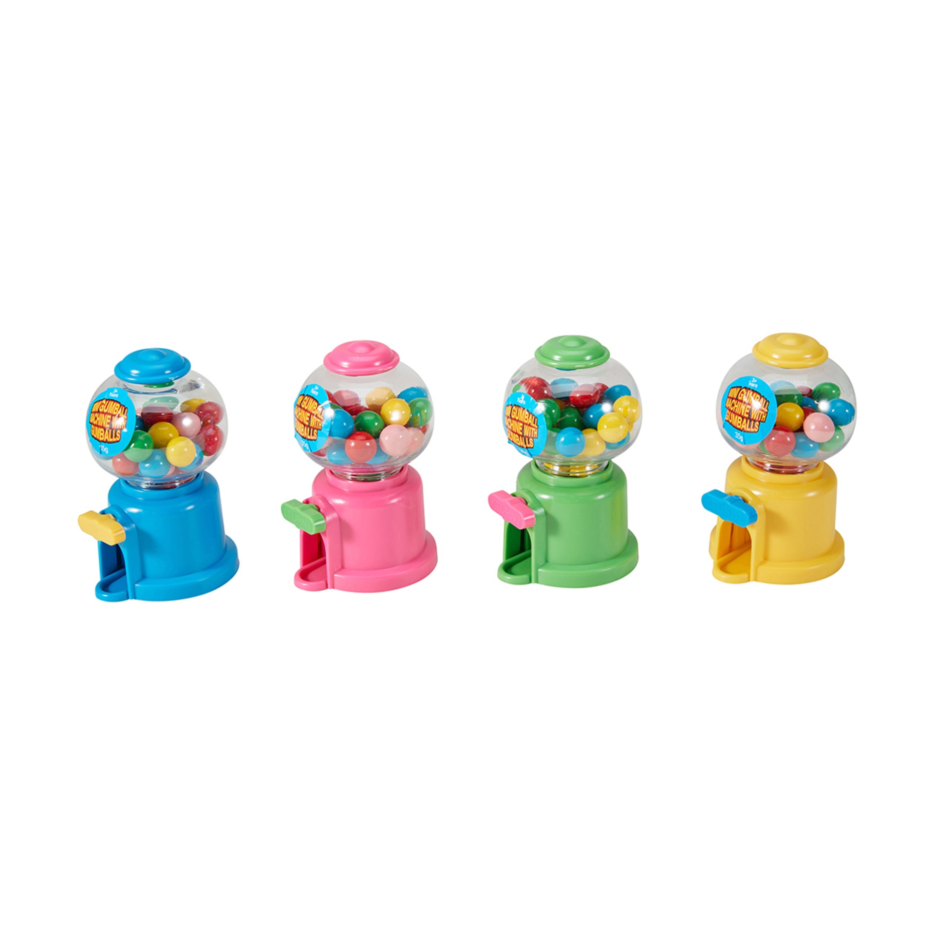 Mini Gumball Machine With Gumballs 35g - Assorted - Kmart