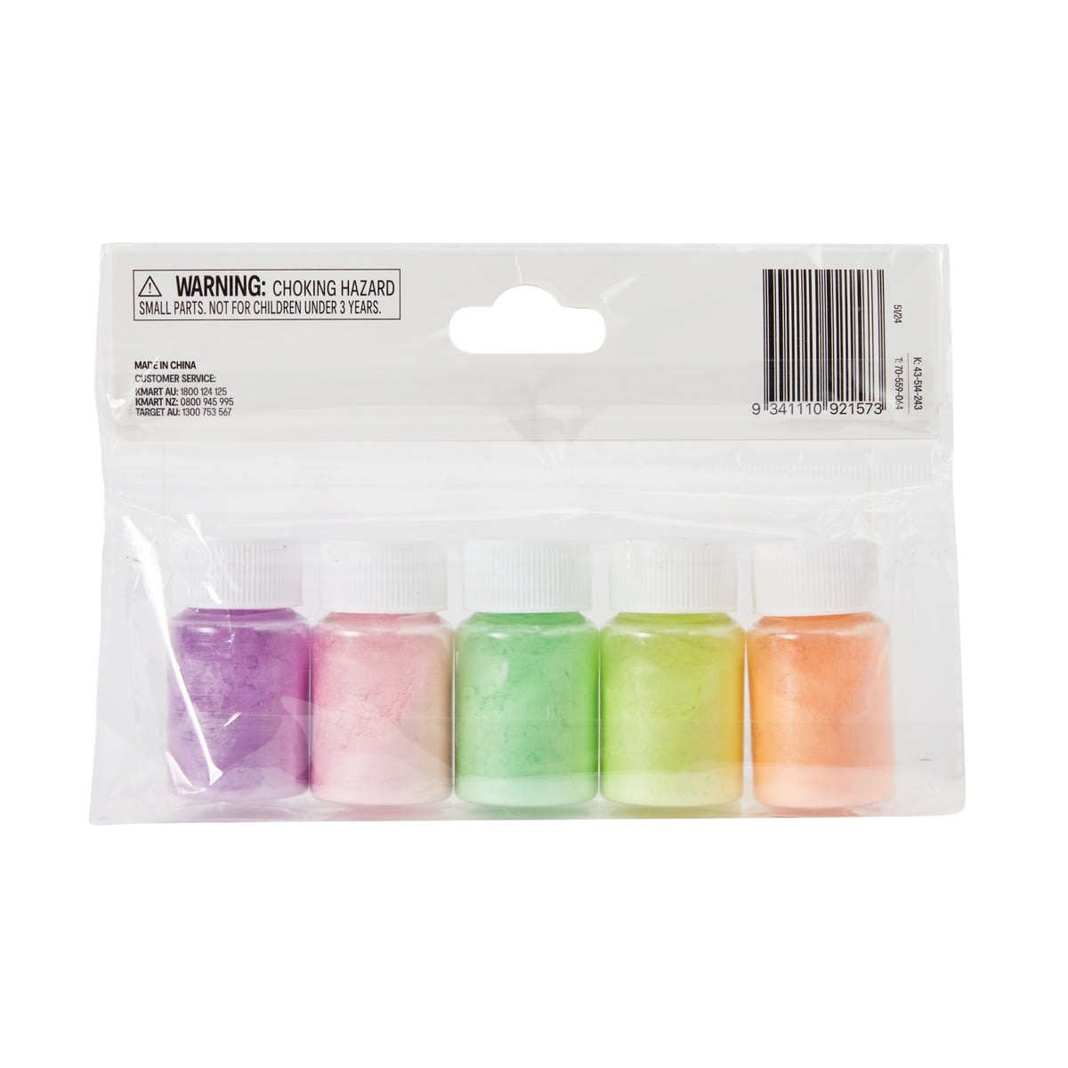 5 Pack Resin Craft Pigment Powder - Neon - Kmart