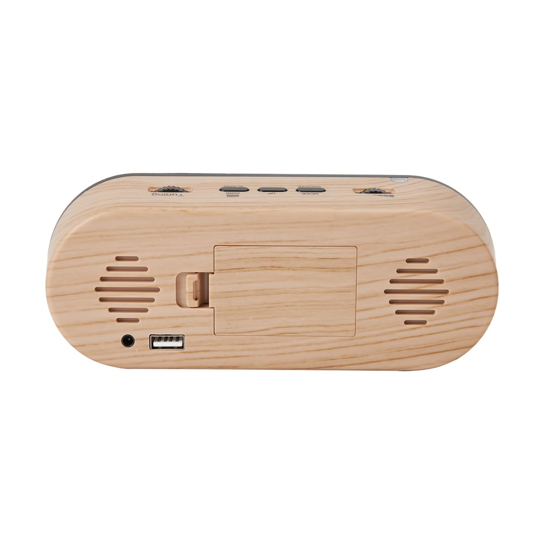 Clock Radio - Wood Look - Kmart