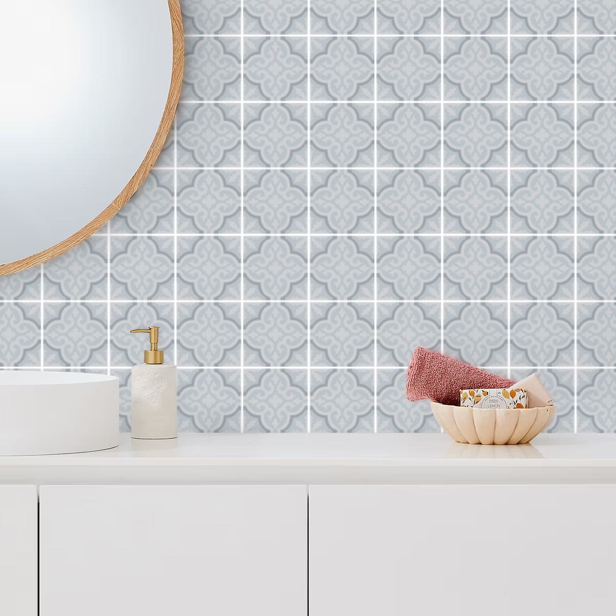 5 Pack Self Adhesive 3D Tiles - Mosaic - Kmart