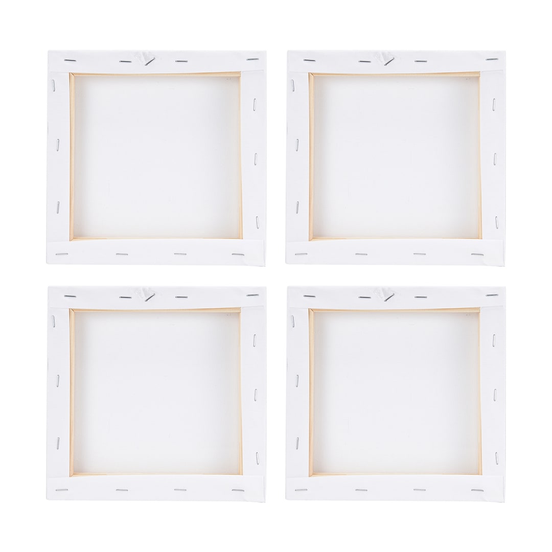 8in. x 8in. Stretch Canvas - 4 Pack - Kmart